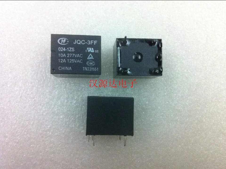 Hongfa 릴레이 JQC 3FF 024 1ZS HF3FF 24V 1ZS 5 피트 10A270|relay|relay 5 - AliExpress