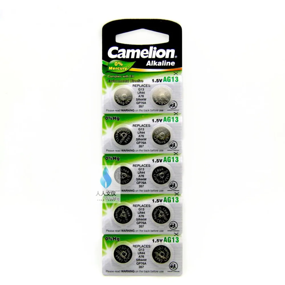 10X 100% Genuine wholesale Camelion A76 GPA76 LR44 AG13 LR44 SR44 ...