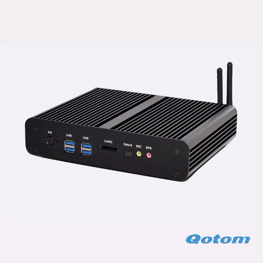 Qotom barebone Mini PC Computer Desktop Server Nano itx i7 dual ...