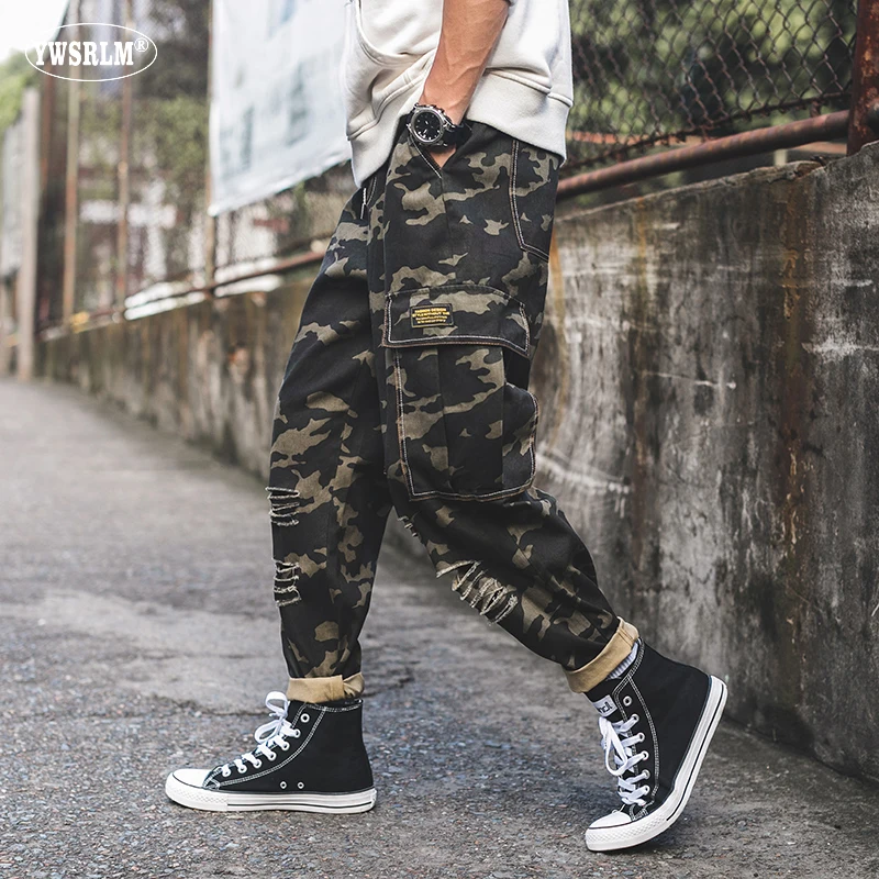 2018 Fashion Pocket Men's Camouflage Pants Casual Casual Trouser Combat ...