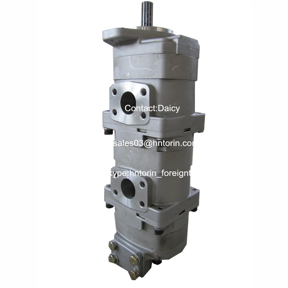 705 56 34040 Triple Hydraulic Gear Pumps for Wheel Loader WA450,WA450 ...