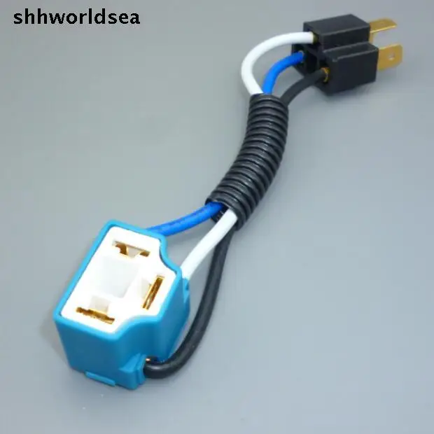 shhworldsea-5-10-50-100pcs-H4-9003-bend-ceramic-socket-and-plug-auto ...