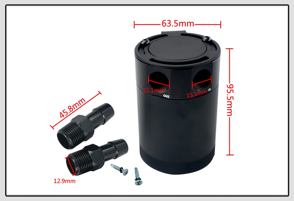 Billet Aluminium Engine Oil Catch Can 2-Port | Shop Catch Cans ...