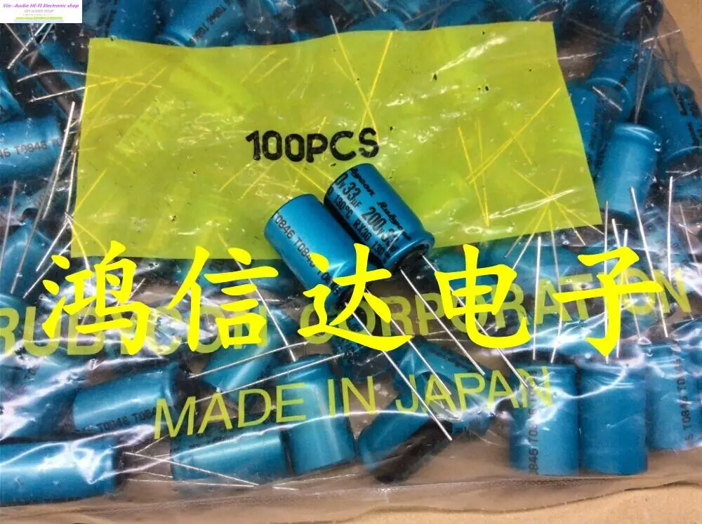 2015 Limited Real Bolsa 80pcs Japan Rubycon 200v33uf 12.5x20 Rx30 Aluminum Electrolytic ...