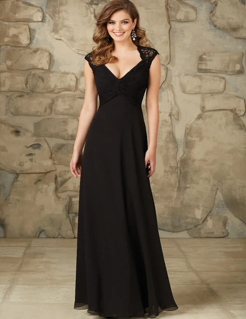 Negros elegantes largos vestidos formales largos vestidos de noche 2015 ...