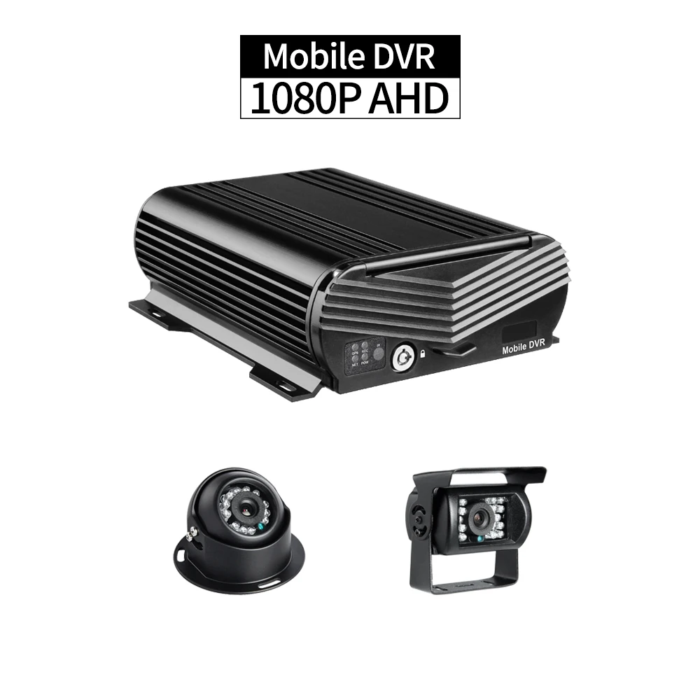 Mobile DVR Truck 4 Channel 1080P Bus MDVR Recorder 2TB Loop Video with ...