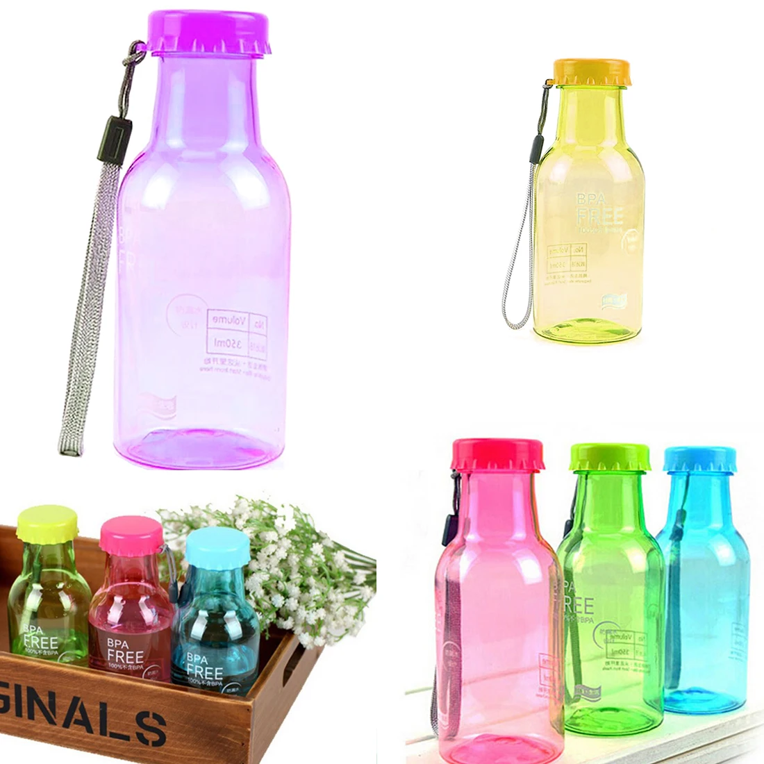 BPA free Bicycle Camping Sports Bottle Drinkware Cover Lip Leak Proof ...