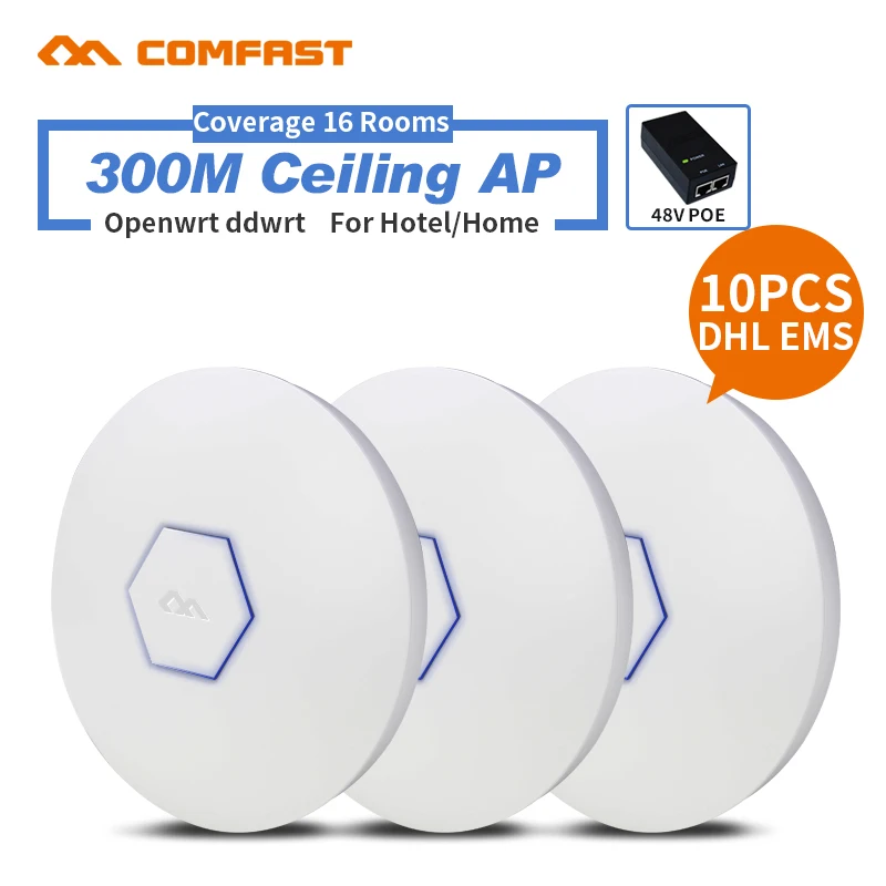 10pc Power 300M Go through indoor Wireless Openwrt Wi fi Ceiling AP ...