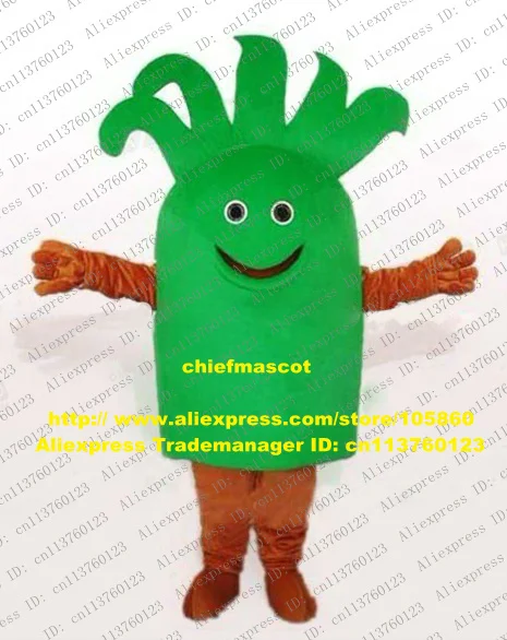 Fancy Green Sargassum Mascot Costume Seaweed Alga Algae Kelp Cactus ...