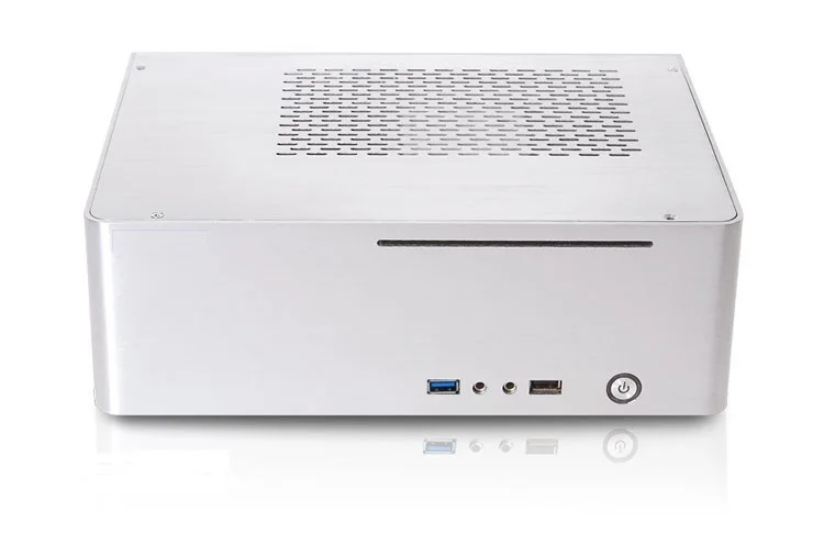 Aliexpress.com : Buy Silver All Aluminum shell ITX Desktop Computer ...