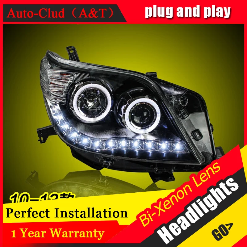Car Styling For Toyota PRADO led headlights For PRADO head lamp Angel ...