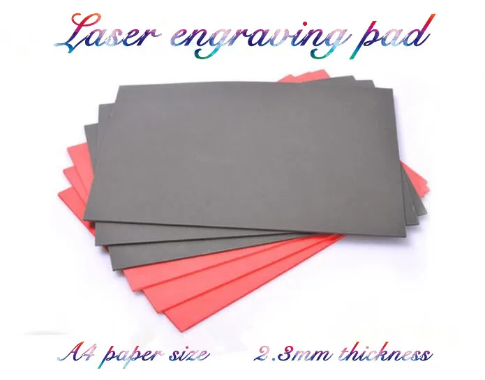 A4 Laser Rubber Sheet 2.3mm for Printing Engraving Sealer Stamp DIY ...