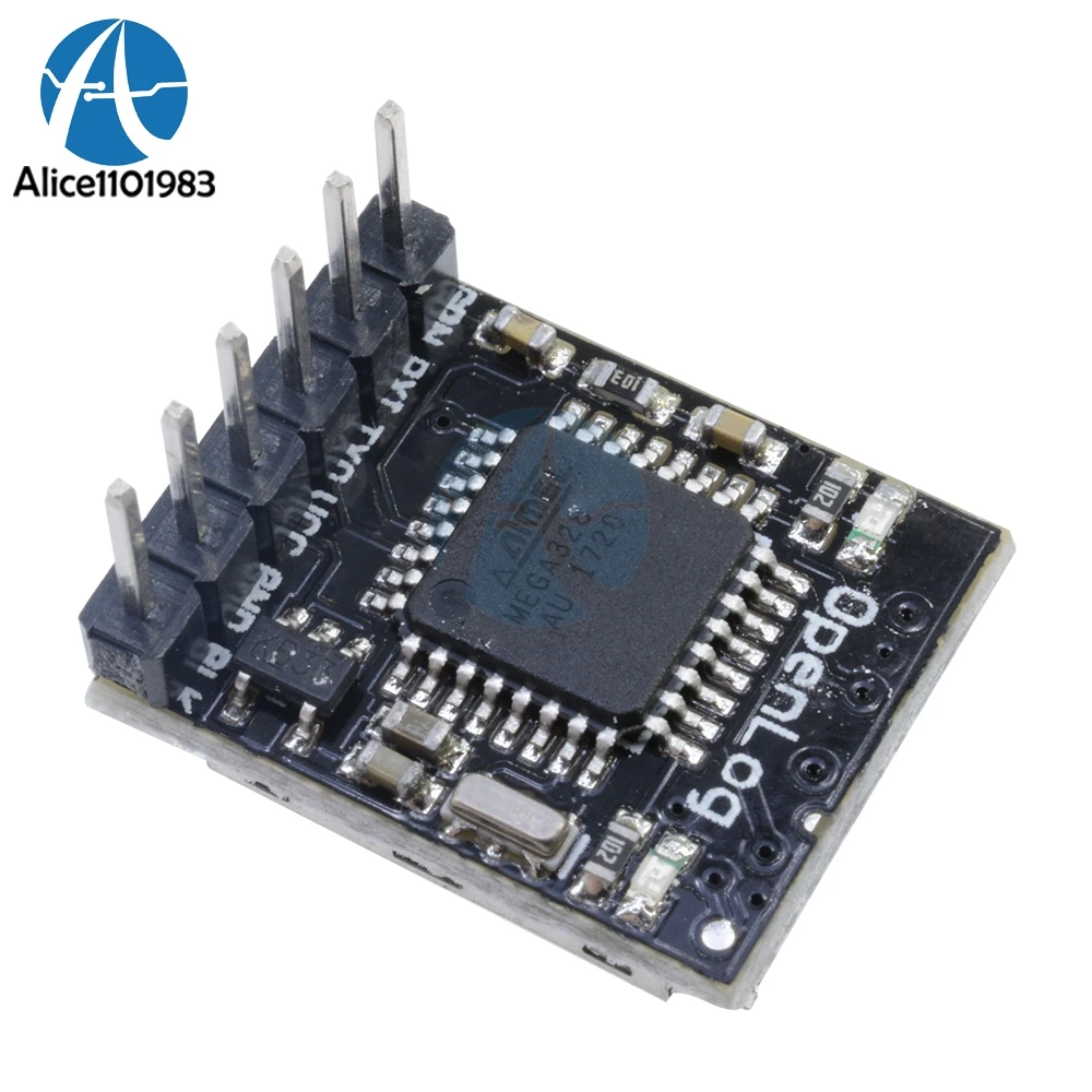 Openlog Serial Data Logger Open Source Data Recorder Atmega328 Support Micro Sd Two Leds