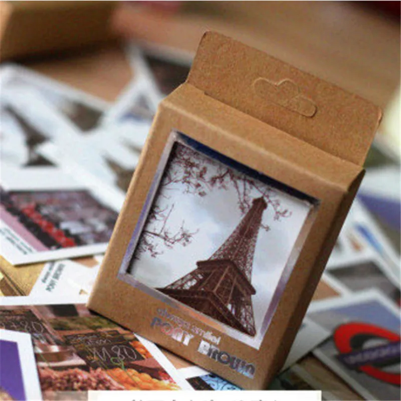 40-adet-kutu-Retro-sokak-g-r-n-m-avrupa-Mini-Lomo-tebrik-kart ...