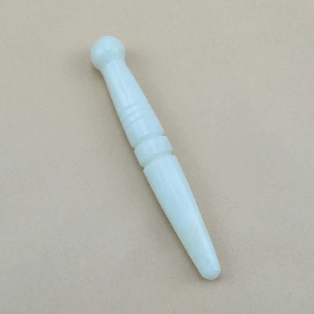 Buy Himabm 1 Pcs 100 Natural Jade Massage Stick Wand Beauty Massage Wand For