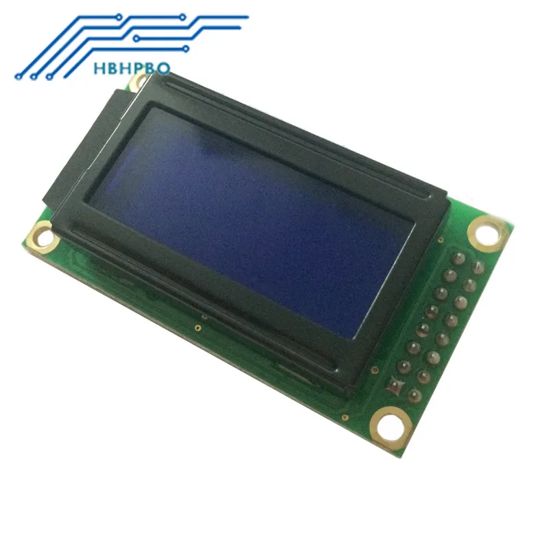 5PCS 0802 LCD 8x2 Character LCD Display Module 5V LCM Blue Backlight ...
