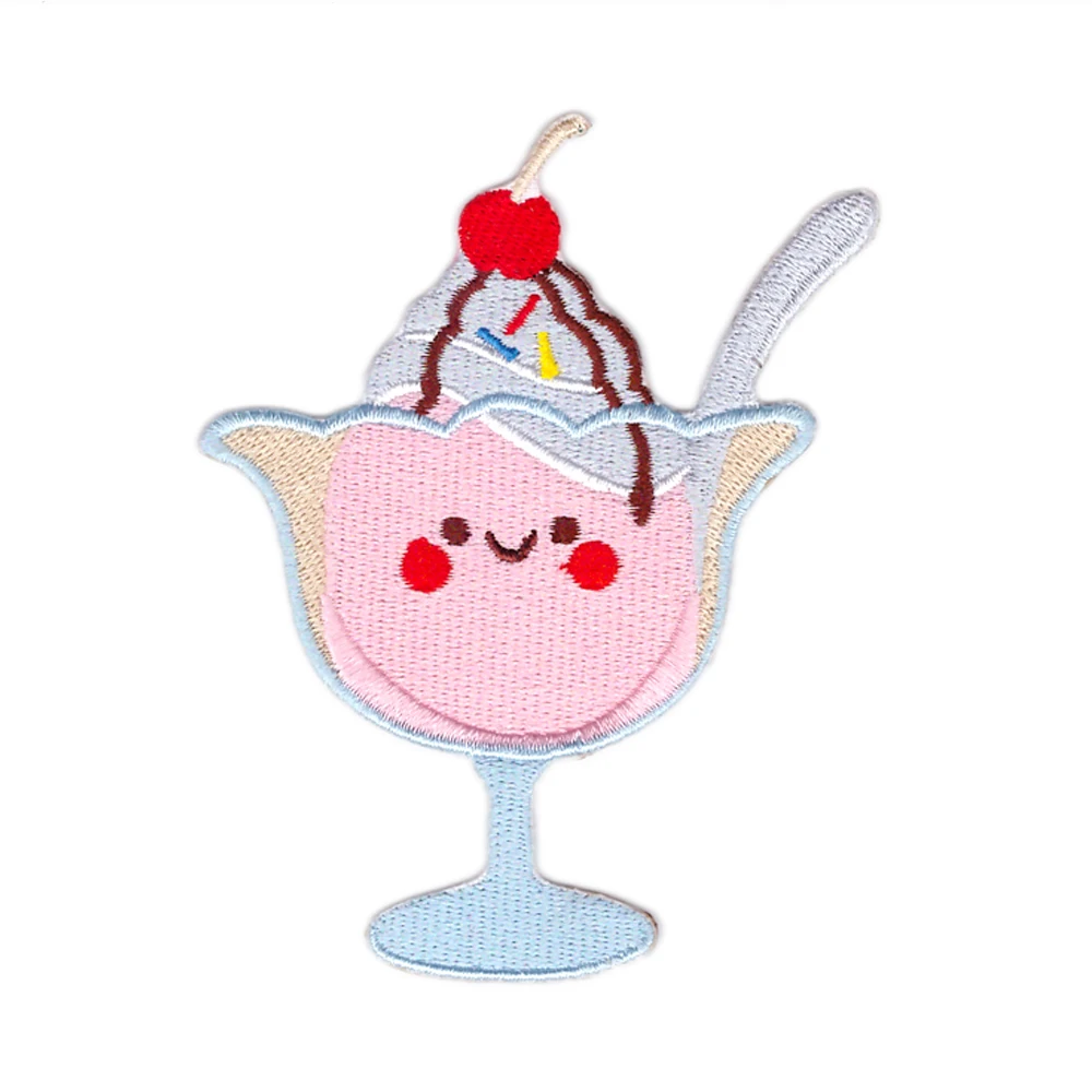 designs of icy glacier patches for back,ice creampatches for kids,Iron ...