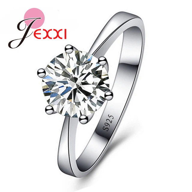 Cost Price Woman Lady Girls Wedding Rings Round Cubic Zircon Finger Ring Very Cheap 925 Sterling Silver Fashion Jewelry Gift Rings AliExpress