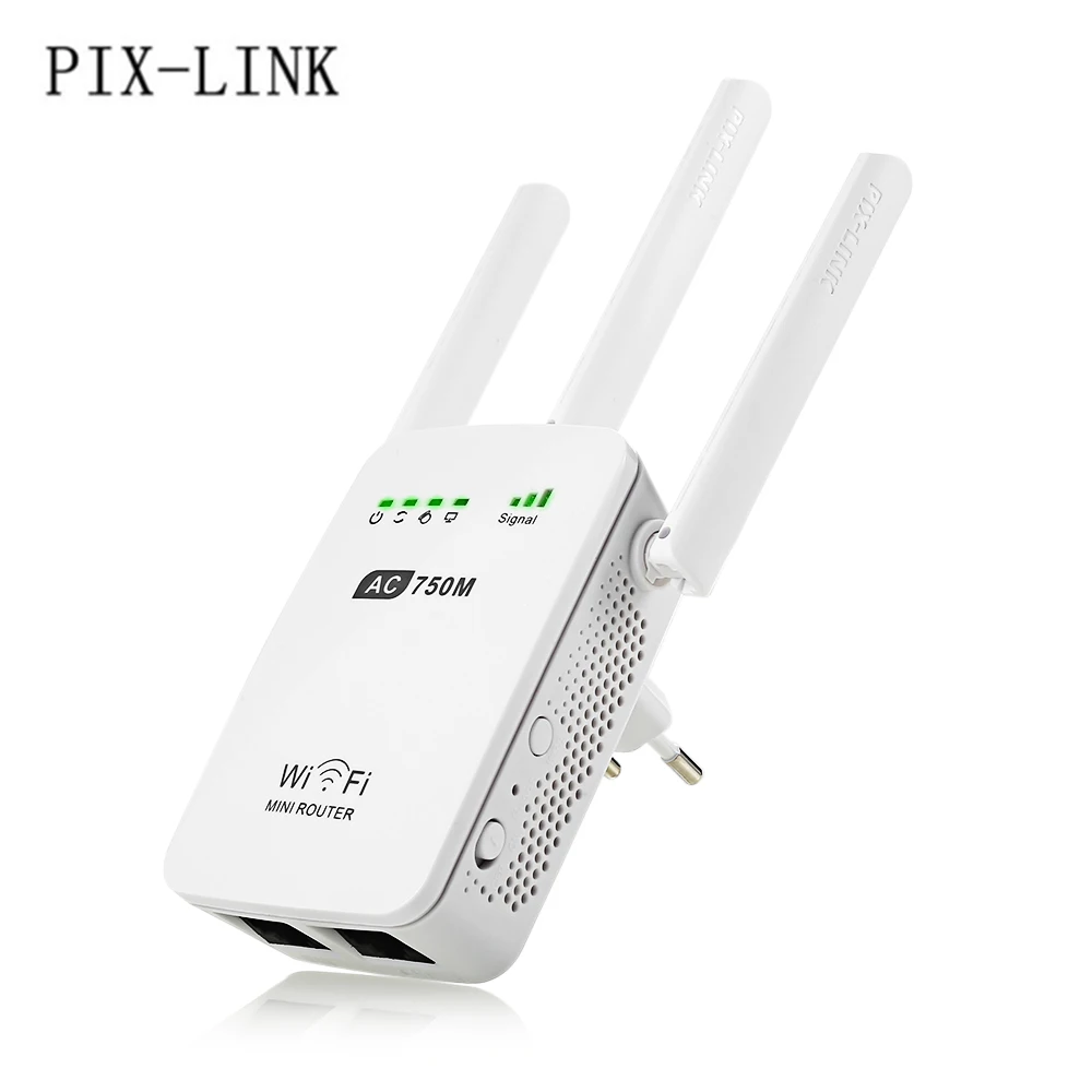 Pix - Link Lv - Ac04 Wifi Range Extender Ac750 Dual-band Wireless ...