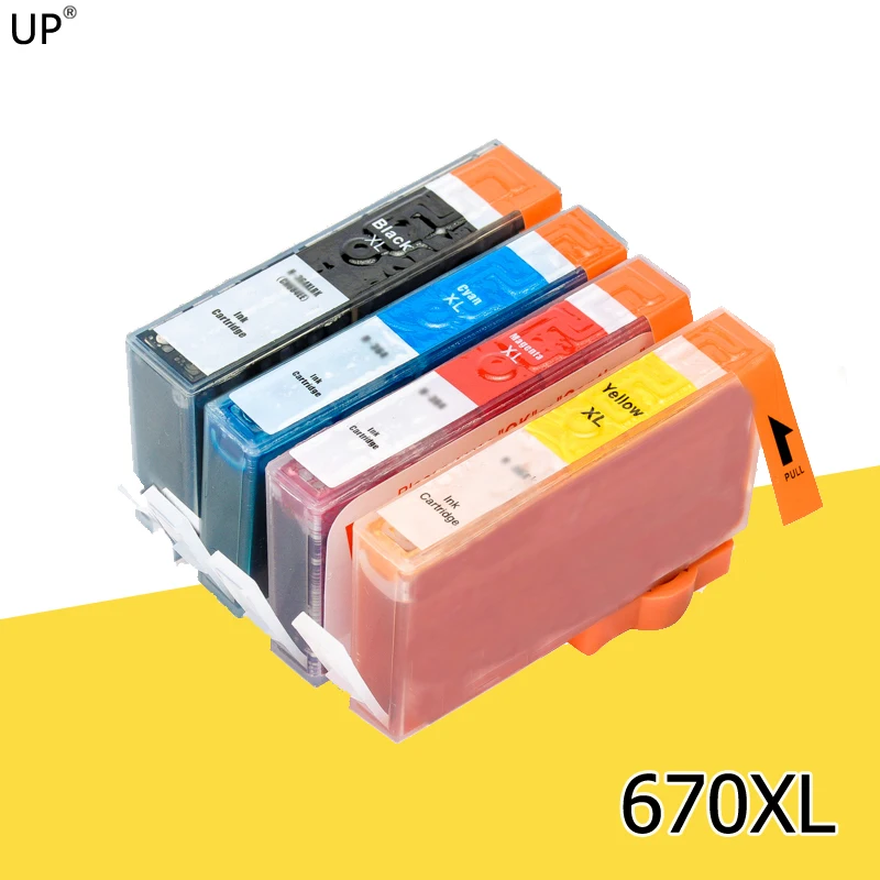 Compatible Ink Cartridge Replacement for HP 670 670XL for HP deskjet ...