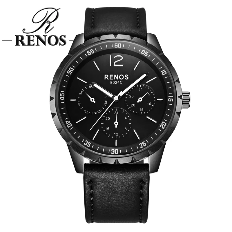 RENOS Quartz Wristwatches Woman With Box Simple Fashion Casual ...