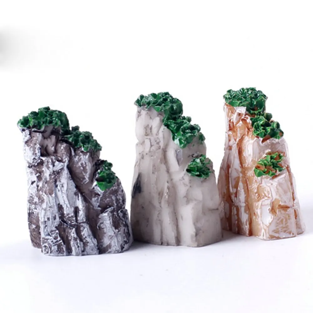5 Pcs Set Mini Mountain Miniature Toys Bonsai Ornaments Plant Gardening ...