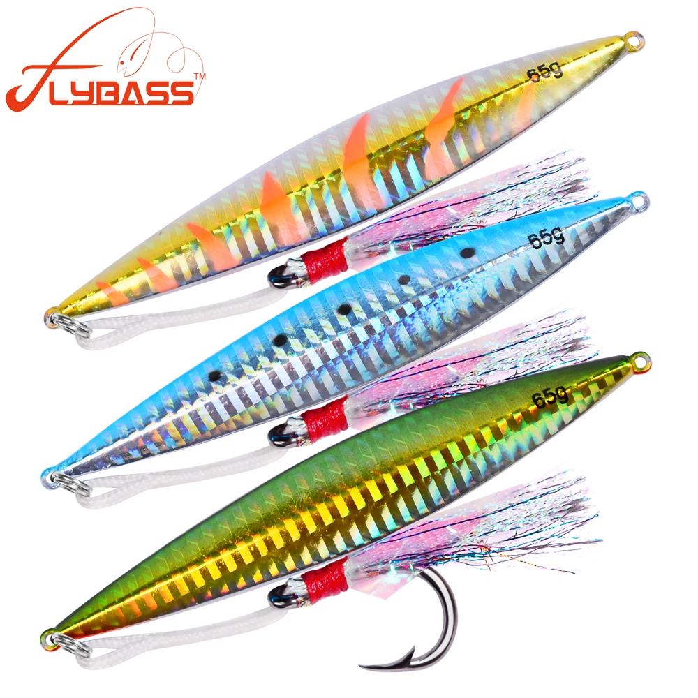 8PC/lot Fishing Lure 65g Lead Fishing Bait with/No Nepal Hooks 11.5cm ...