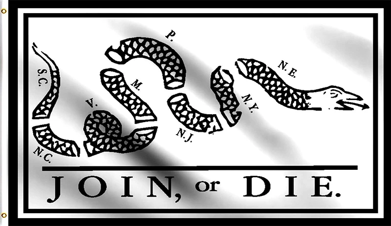 Join Or Die Snake Flag.