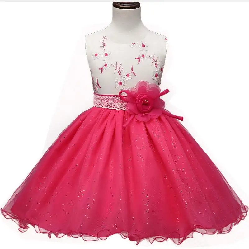 Girl Flower Wedding Party Dress Evening Prom Gown Little Bridesmaid ...