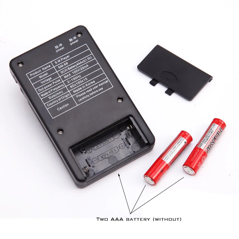 Electro Shock Penis Ring Penis Plug Glans Restraint Sex Toys Two Output ...