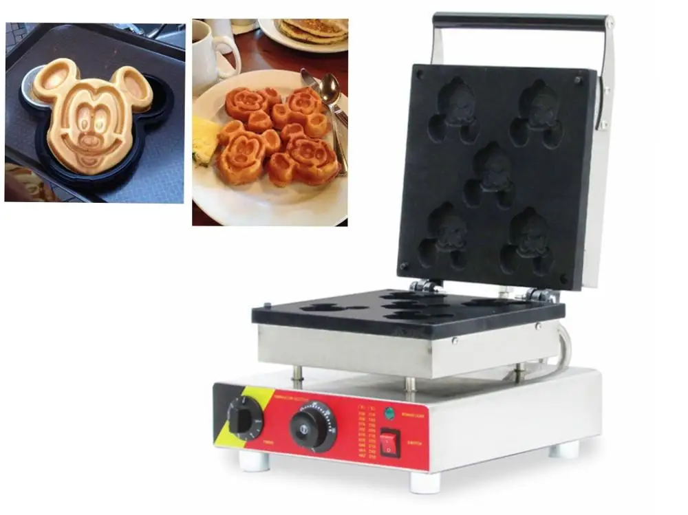 Gas fish waffle cake machine, fish Wafer baker, fish waffle making ...