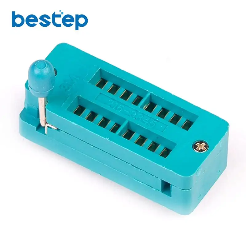 1pcs 16 Pin Universal Narrow Zif Dip Tester Ic Test Socket Lock Seat ...