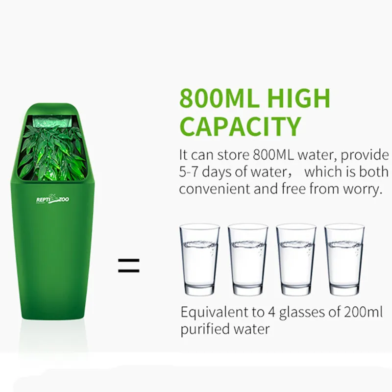 Reptile Drinking Water Filter Fountain Feeding Chameleon Lizard ...