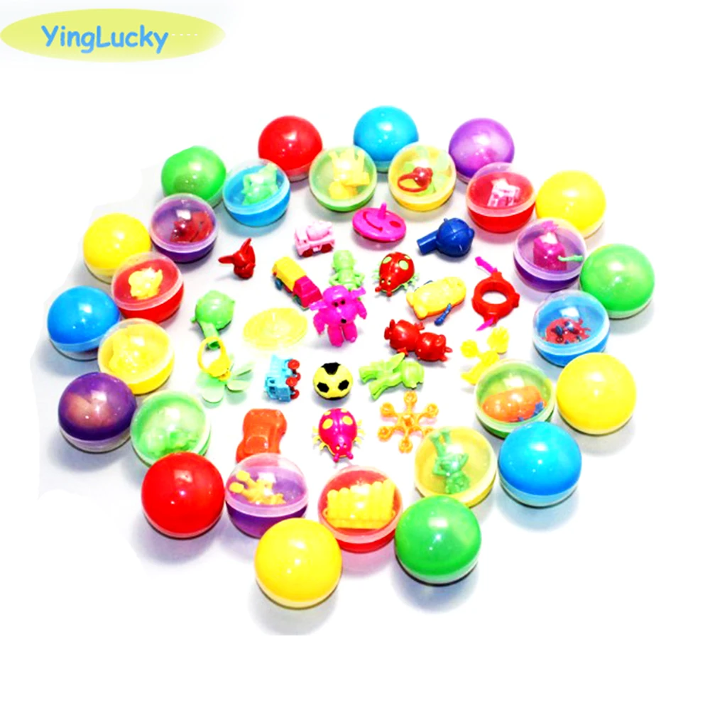 10pcs-45mm-transparent-plastic-Surprise-ball-capsules-toy-with-inside ...