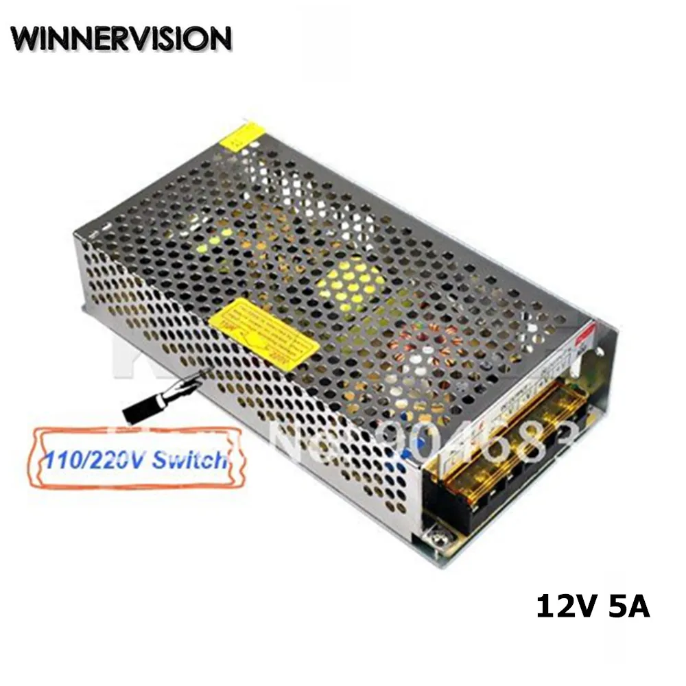 DC 12V 5A 60W Power Supply Adaptor for CCTV Camera CCTV System 12V ...