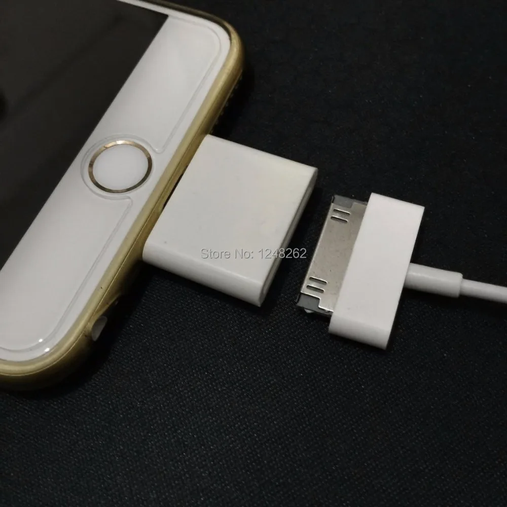 30 pin Adapter to 8 pin charger Adapter Sync Cable Adapter for iPhone 6 ...