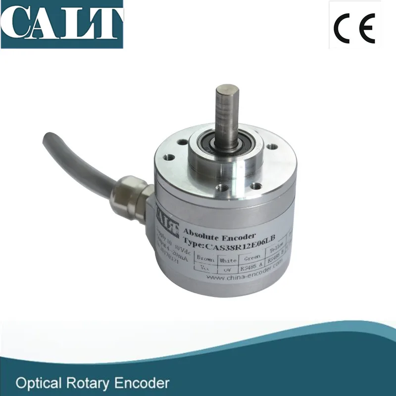 Calt 16 Bit High Resolution Absolute Rotary Encoder Cas60 115200 Bps Baud Rate 24v Dc Rs485 2908