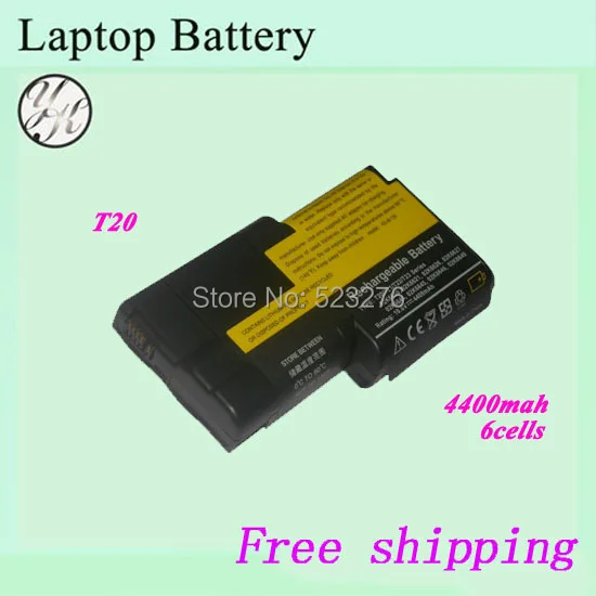 Bateria de notebook de 4400mah para ibm, thinkpad t20, t21, t22|laptop ...