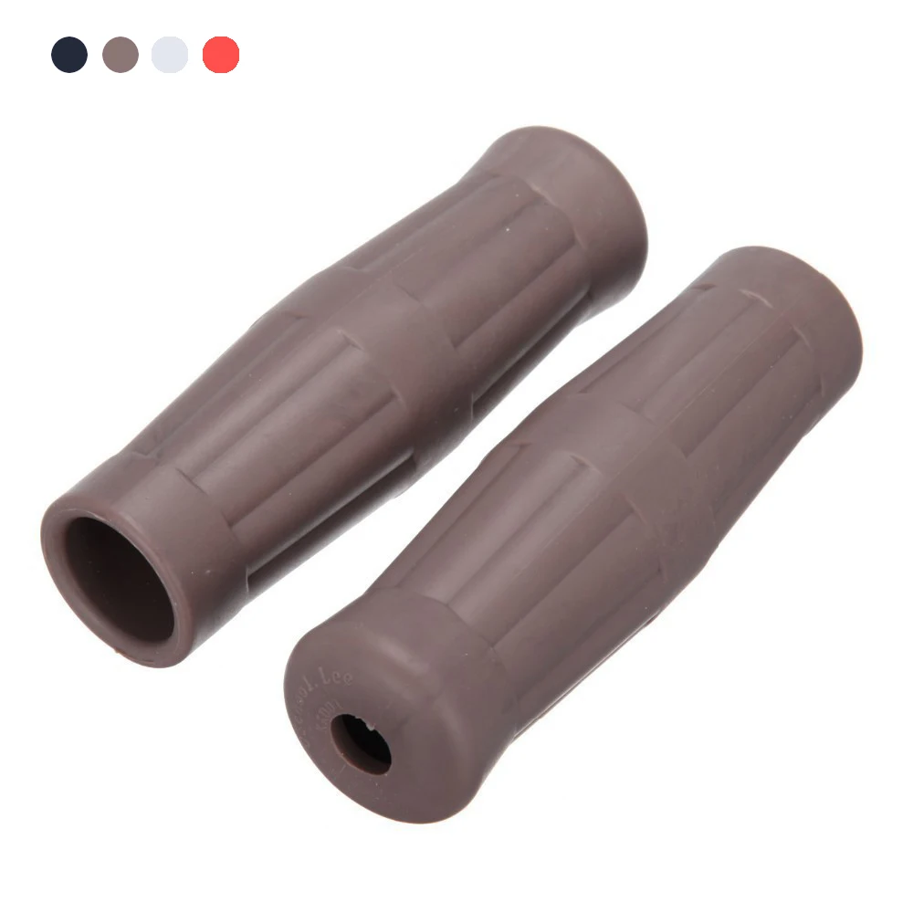 Color Brown Motorcycle universal Retro Coke Bottle Style Handlebar Hand ...