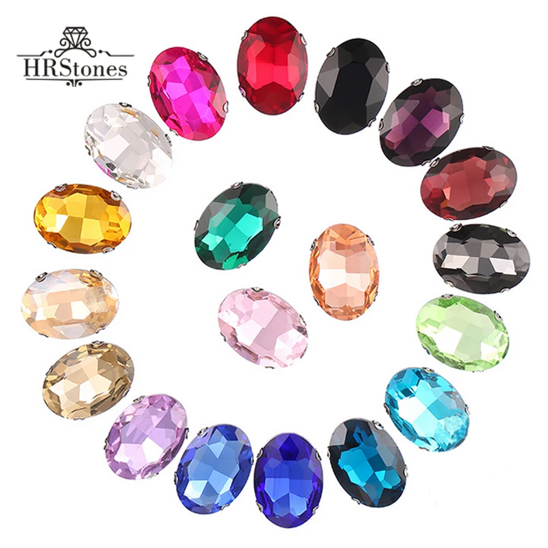 Claw Rhinestones D Claw Stones Sewing 6x8mm 8x10mm 10x14mm 13x18mm ...