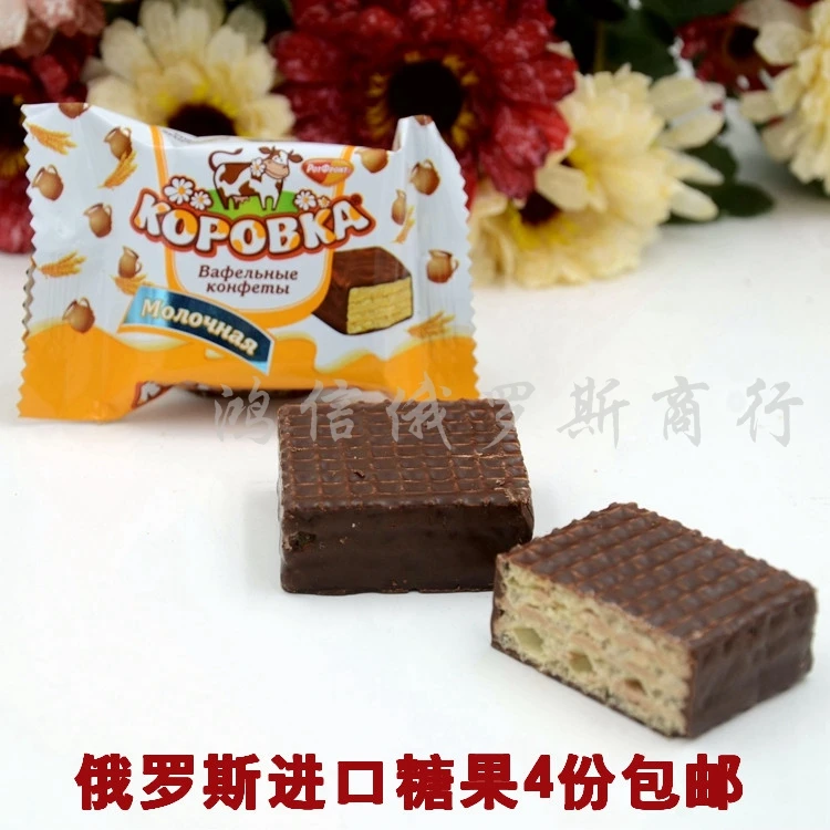 러시아 수입 절묘한 포장 KOPOBKA 송아지 우유 초콜릿 웨이퍼 캔디 브랜드 네 배송|candy stroller|candy ...