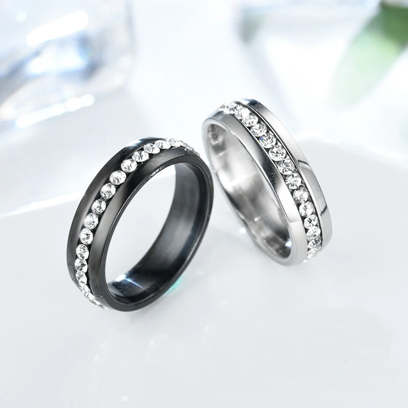 Silver-Color-Rings-Womens-Minimalism-Circular-Jewelry-Full-Zirco ...