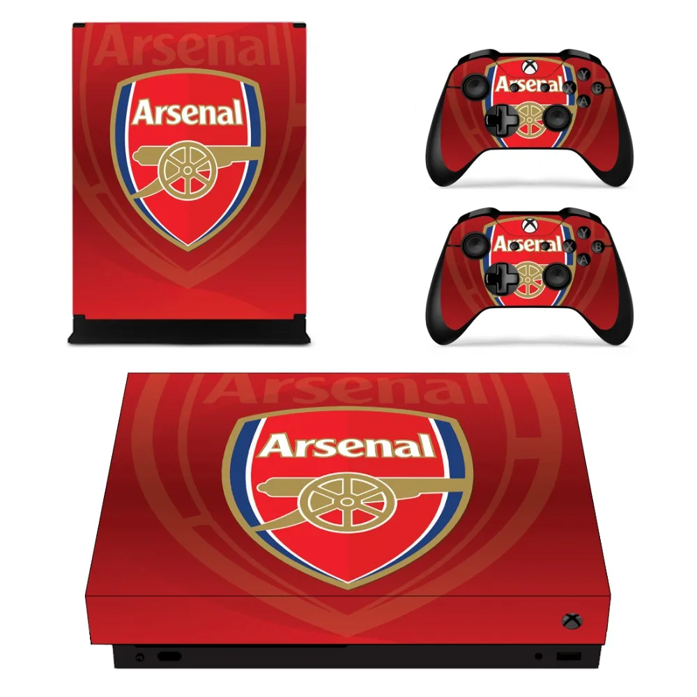 Arsenal Football Team Skin Sticker Xbox One X - ConsoleSkins.co