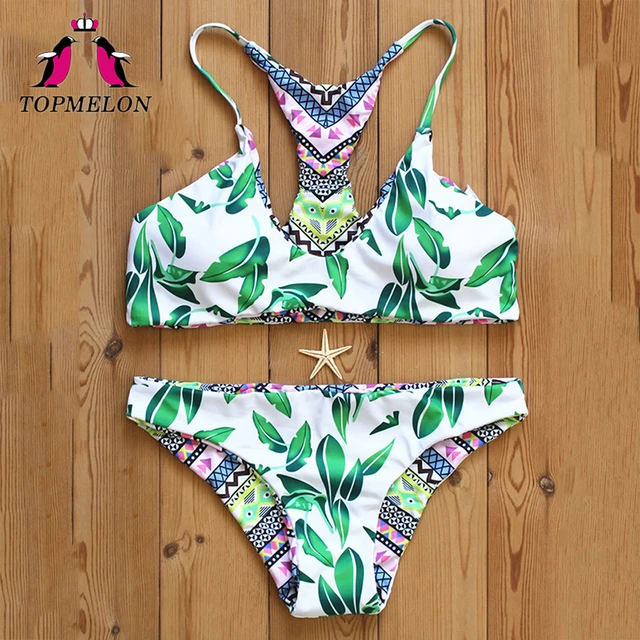 Topmelon Swimsuit Bikini Micro Mini Bikini Swimwear Women 2017 Push Up