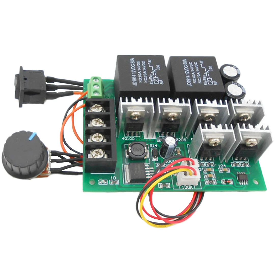 DC Motor Adjustable Drive Module Input PWM Speed Controller With CW CCW ...