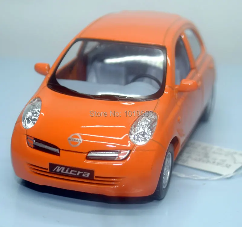 Brand New Kt 1/28 Scale Nissan Micra Diecast Metal Pull Back Car Model ...