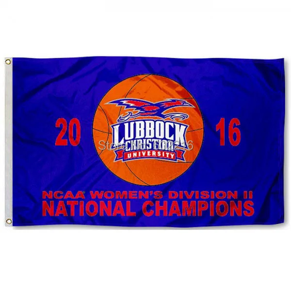 NCAA Lubbock Christian Chaparrals Womens Basketball Champions Large ...