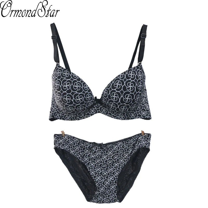 Ormondstar Women Push Up Sexy Bra Set Vs Bra B Cup Underwear Bra Set