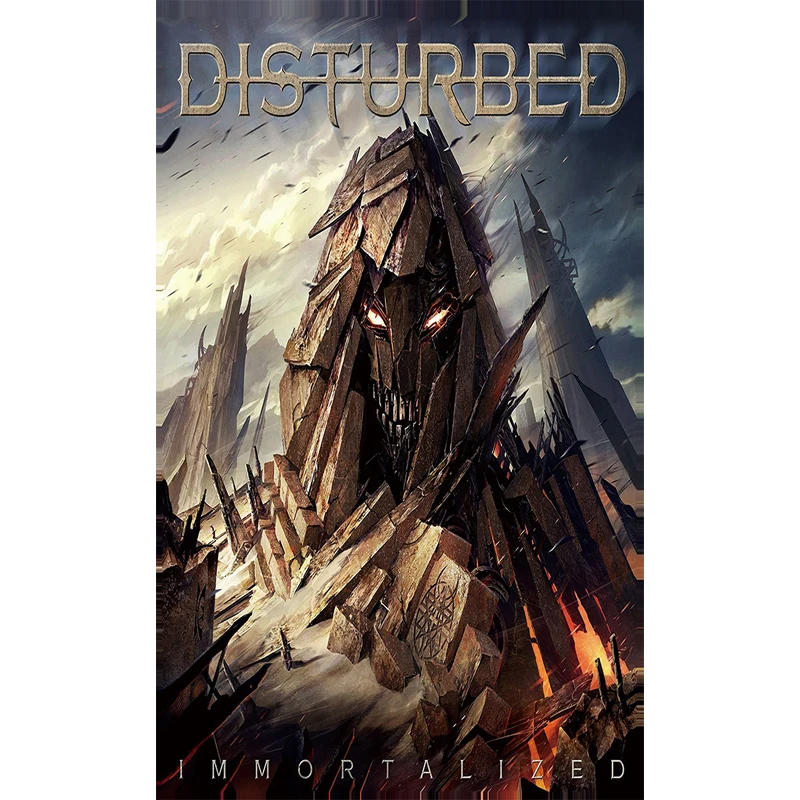 Free shipping , Disturbed Immortalized David Draiman Cloth Fabric ...