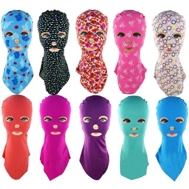 Aliexpress.com : Buy 2017 New Summer Diving Facekini Swim Cap Sun Block ...